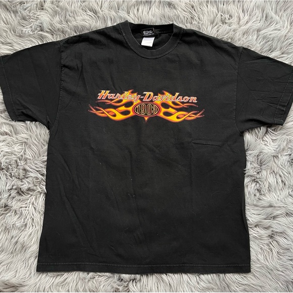 Harley-Davidson | Shirts | Harley Davidson Early 200s Graphic Tee ...